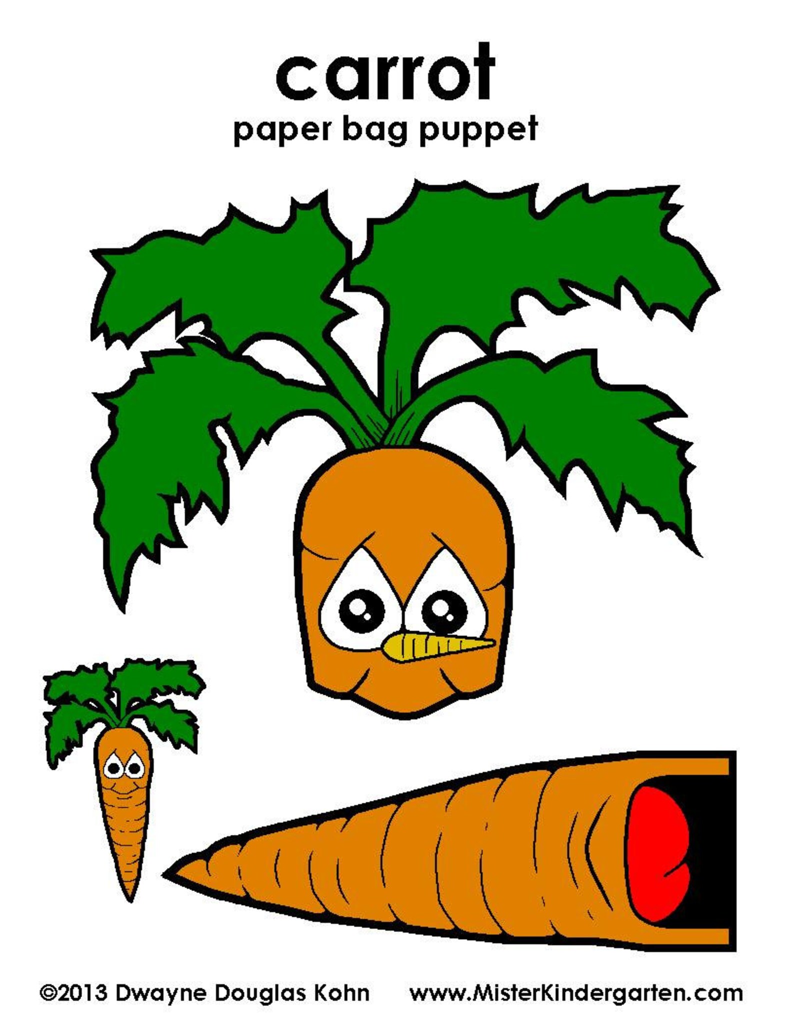 Food Paper Bag Puppets - Now You Can Play With Your Food! - Etsy