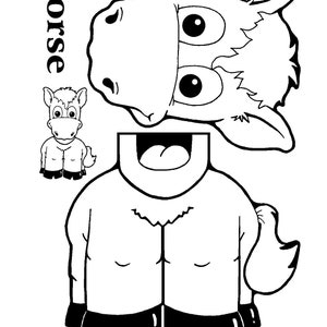 Farm Animal Paper Bag Puppets - Etsy