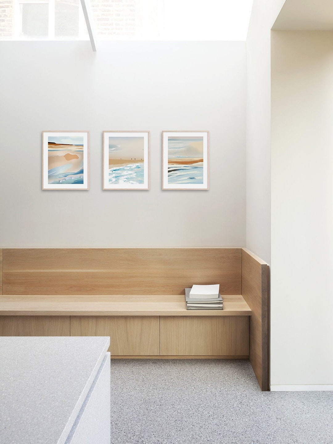 Set of 3 Seaside Print, Fine Art Print, Beach Wall Art, Sea Décor ...