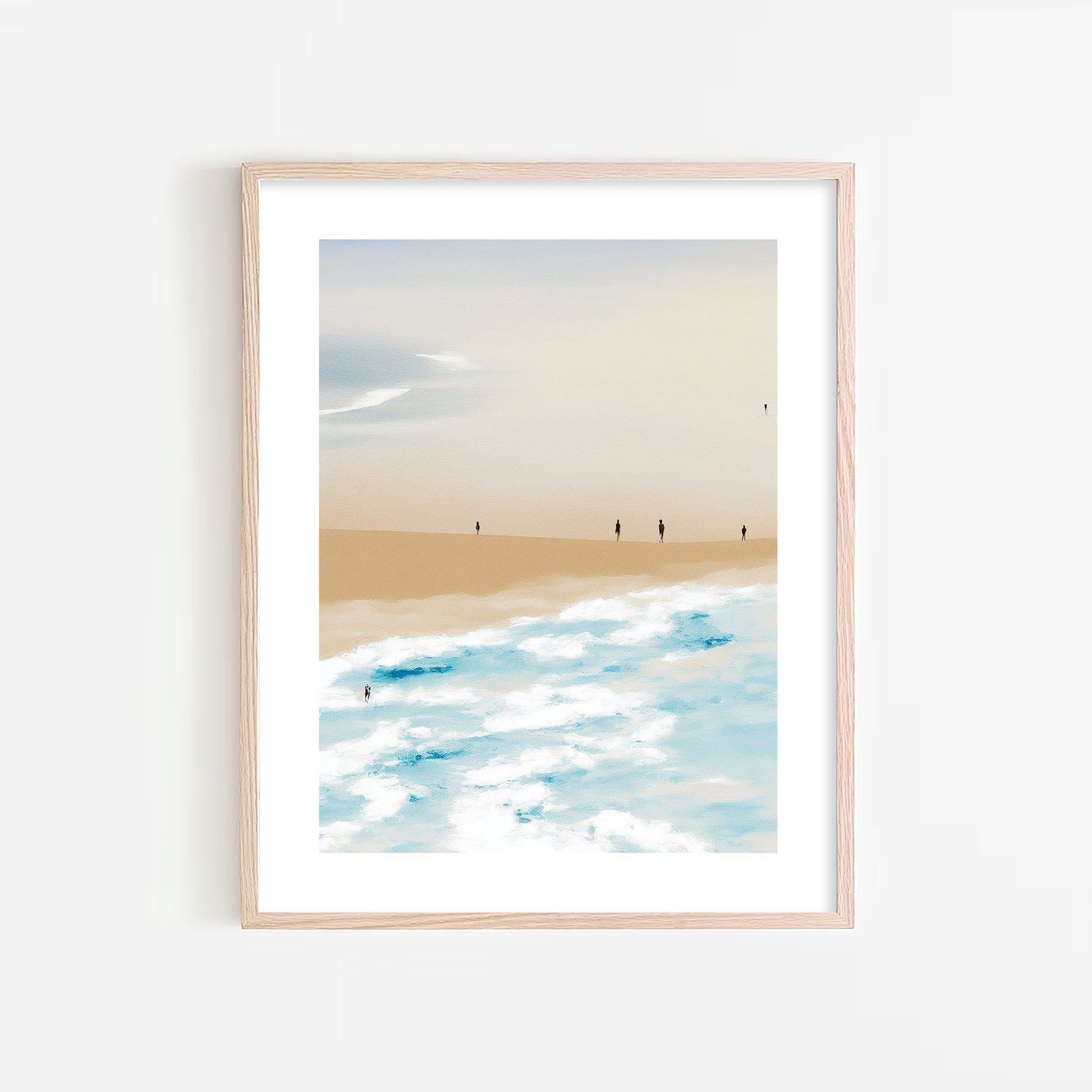 Set of 3 Seaside Print Fine Art Print Beach Wall Art Sea - Etsy