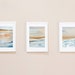 Set of 3 Seaside Print, Fine Art Print, Beach Wall Art, Sea Décor ...