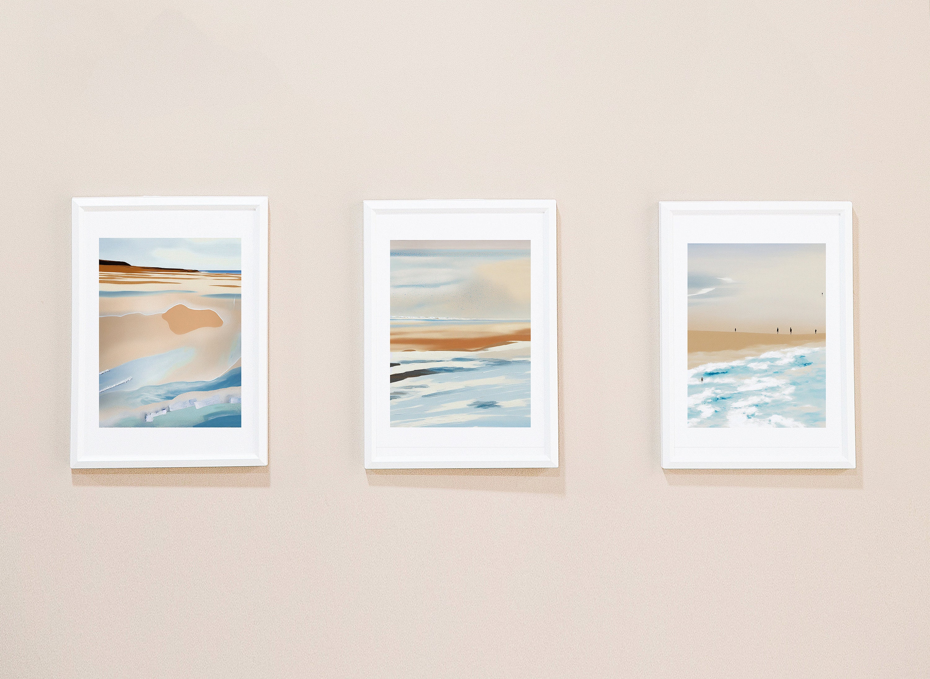 Set of 3 Seaside Print, Fine Art Print, Beach Wall Art, Sea Décor ...