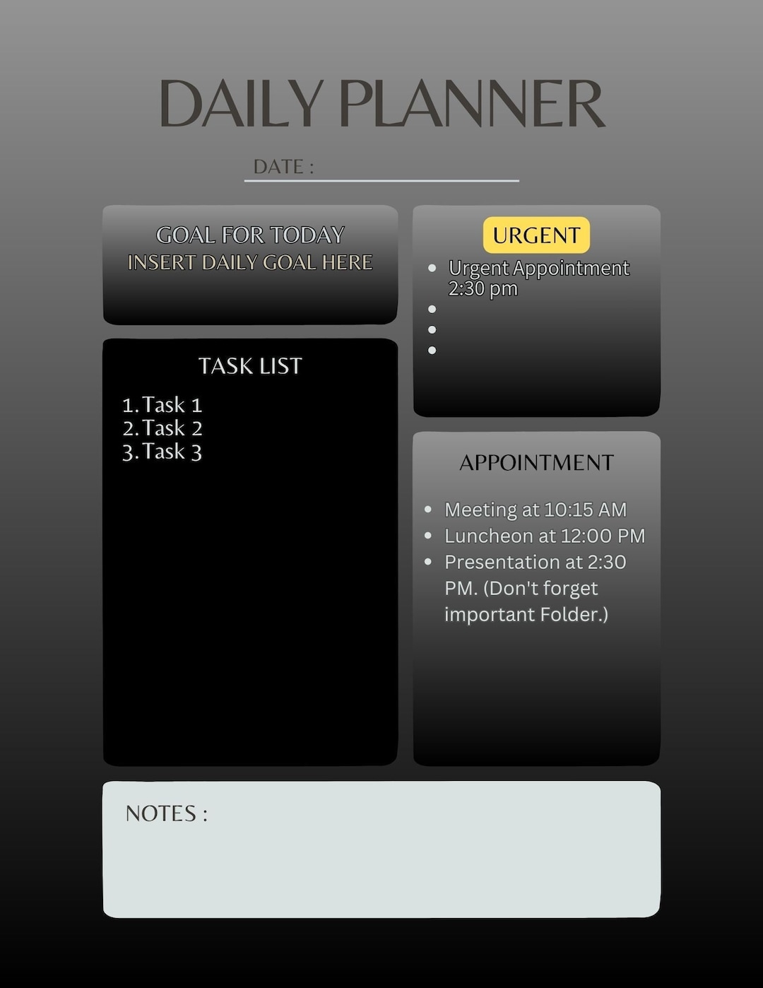 Digital Animated Daily Planner Template 2023 - Etsy