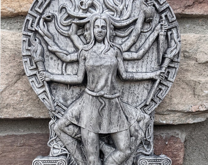 Hecate 10" Sculpture Goddess Heaven, Earth, and Sea Blessings of Daily ...