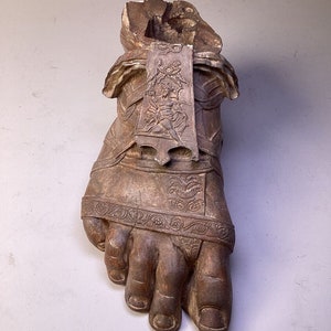 Roman Greek Ivory Sandaled Foot 5 5/8" Museum Reproduction MMA ...