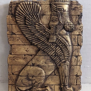 Assyrian Sumerian Winged Sphinx Susa, Lion Shedu Palace Darius I ...