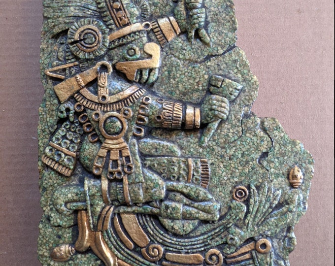 Aztec Maya Chalchiuhtlicue Artifact Carved Rite Sun Stone Sculpture ...