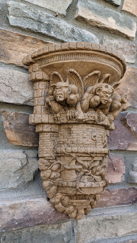 Gargoyle SHS Fort Perch Wall Shelf Corbel Grotesque Goblin - Etsy