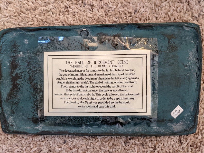 Gyptian Judgment Day Anubis Holding Scales of Justice W/thoth - Etsy