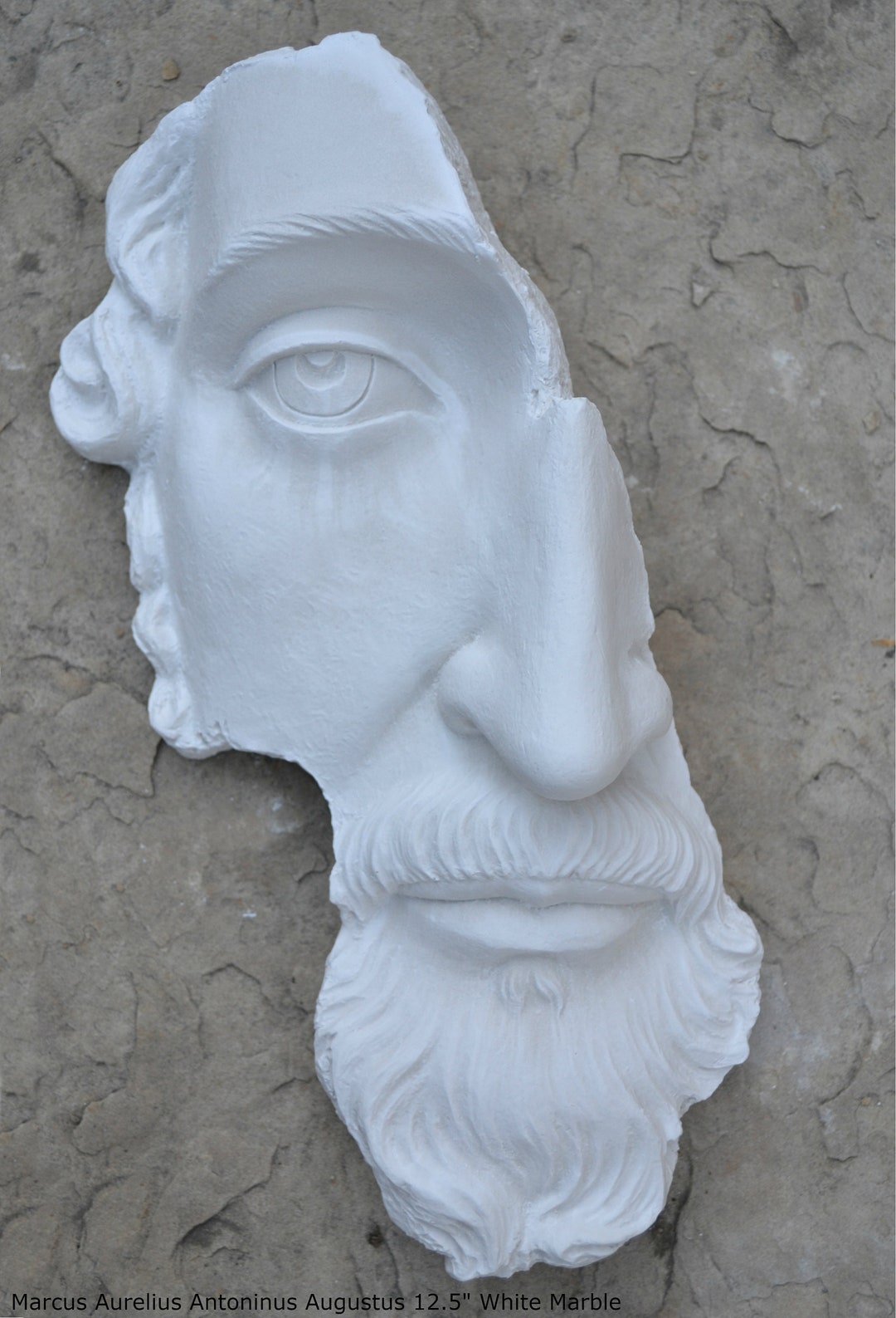 Marcus Aurelius Antoninus Augustus 3D Portrait Face Wall Plaque ...