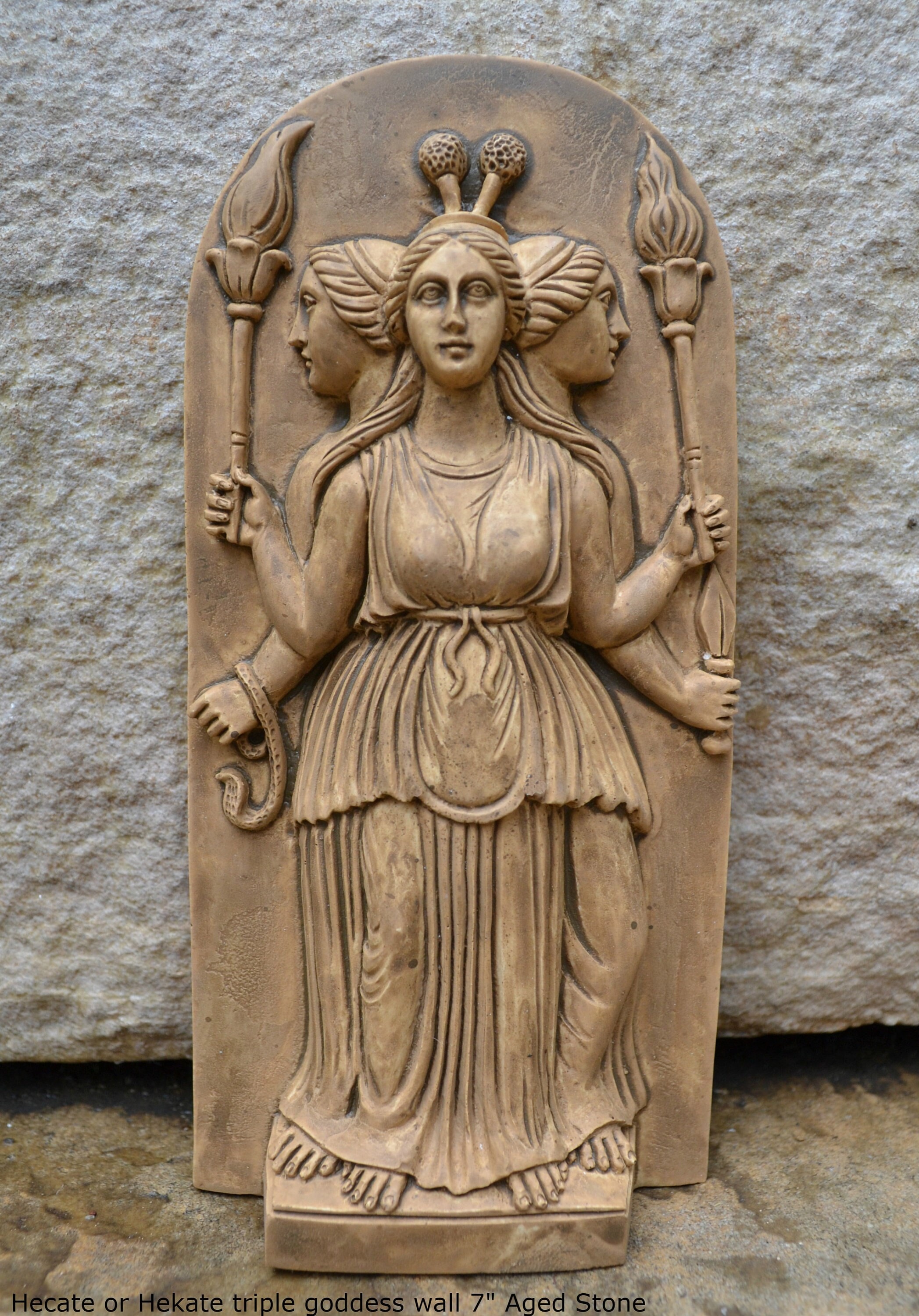 earth Hecate 7 Sculpture Goddess heaven and sea blessings of daily life ...