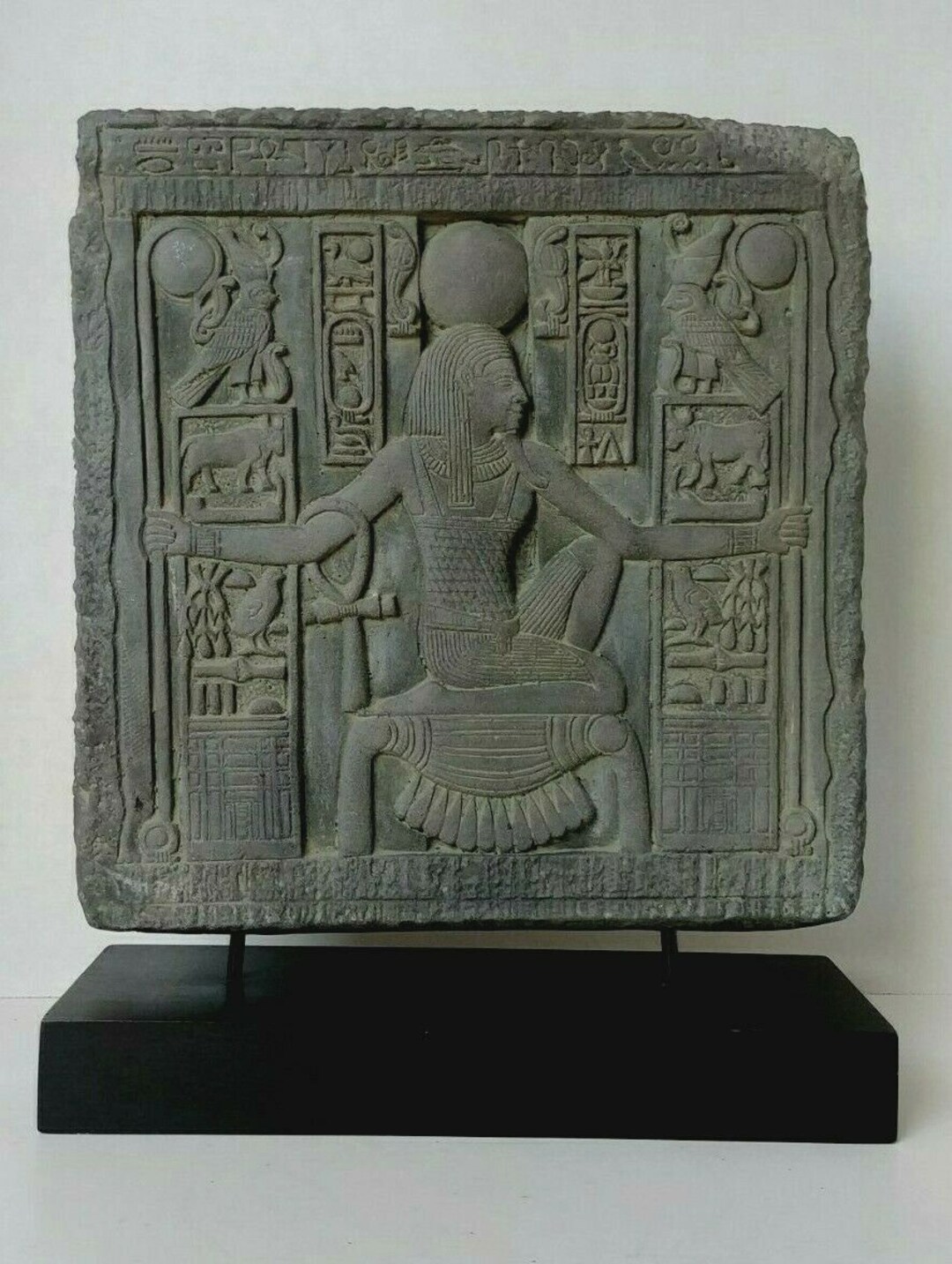 Egyptian HEH God of Infinity Tutankhamen Fragment Frieze 11" Art ...