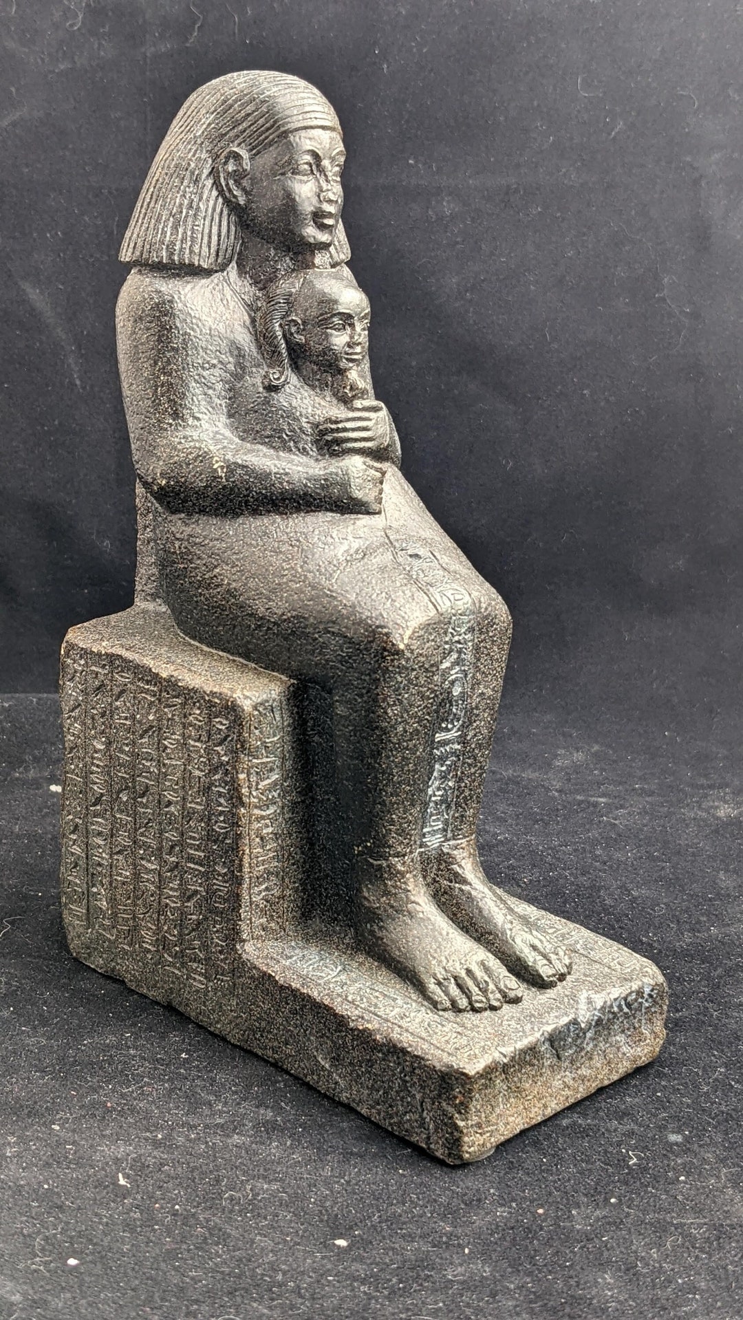 Egyptian Senenmut Holding Princess Neferure I Artifact Sculpture 8" - Etsy
