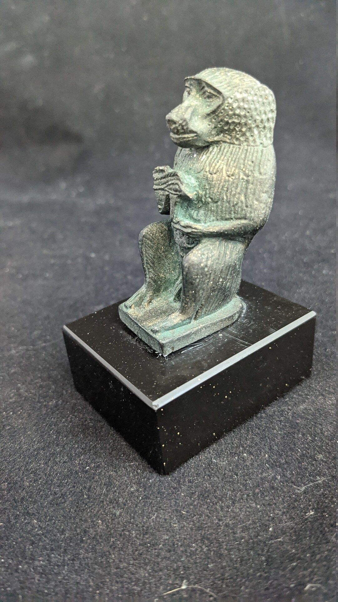 Egyptian Monkey THOTH Hedj-wer God of Wisdom Artifact Carved Sculpture ...