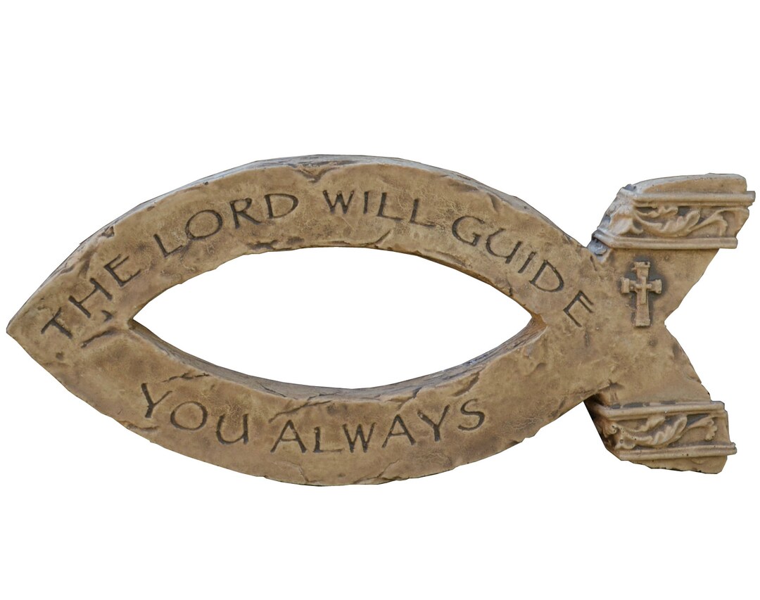 Religious ICHTHYS Jesus Fish Wall Art Plaque 8" Www.neo-mfg.com - Etsy