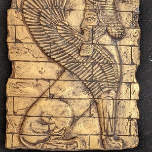 Assyrian Sumerian Winged Sphinx Susa, Lion Shedu Palace Darius I ...