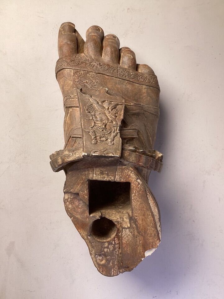Roman Greek Ivory Sandaled Foot 5 5/8" Museum Reproduction MMA ...