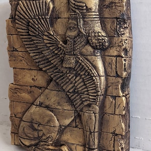 Assyrian Sumerian Winged Sphinx Susa, Lion Shedu Palace Darius I ...