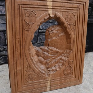 Book of Life Magic Wood Carving Hand Made 17.5" - Etsy
