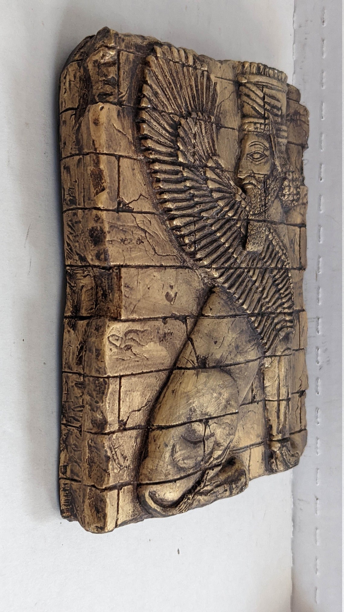 Assyrian Sumerian Winged Sphinx Susa Lion Shedu Palace Darius - Etsy