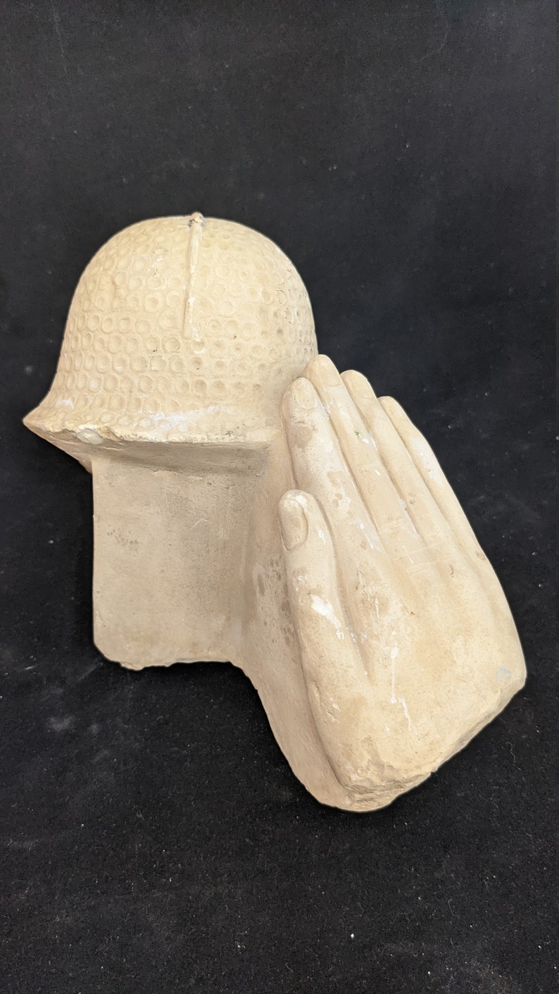 Egyptian King Tut Tutankhamun Head Bust With Hand Sculpture - Etsy