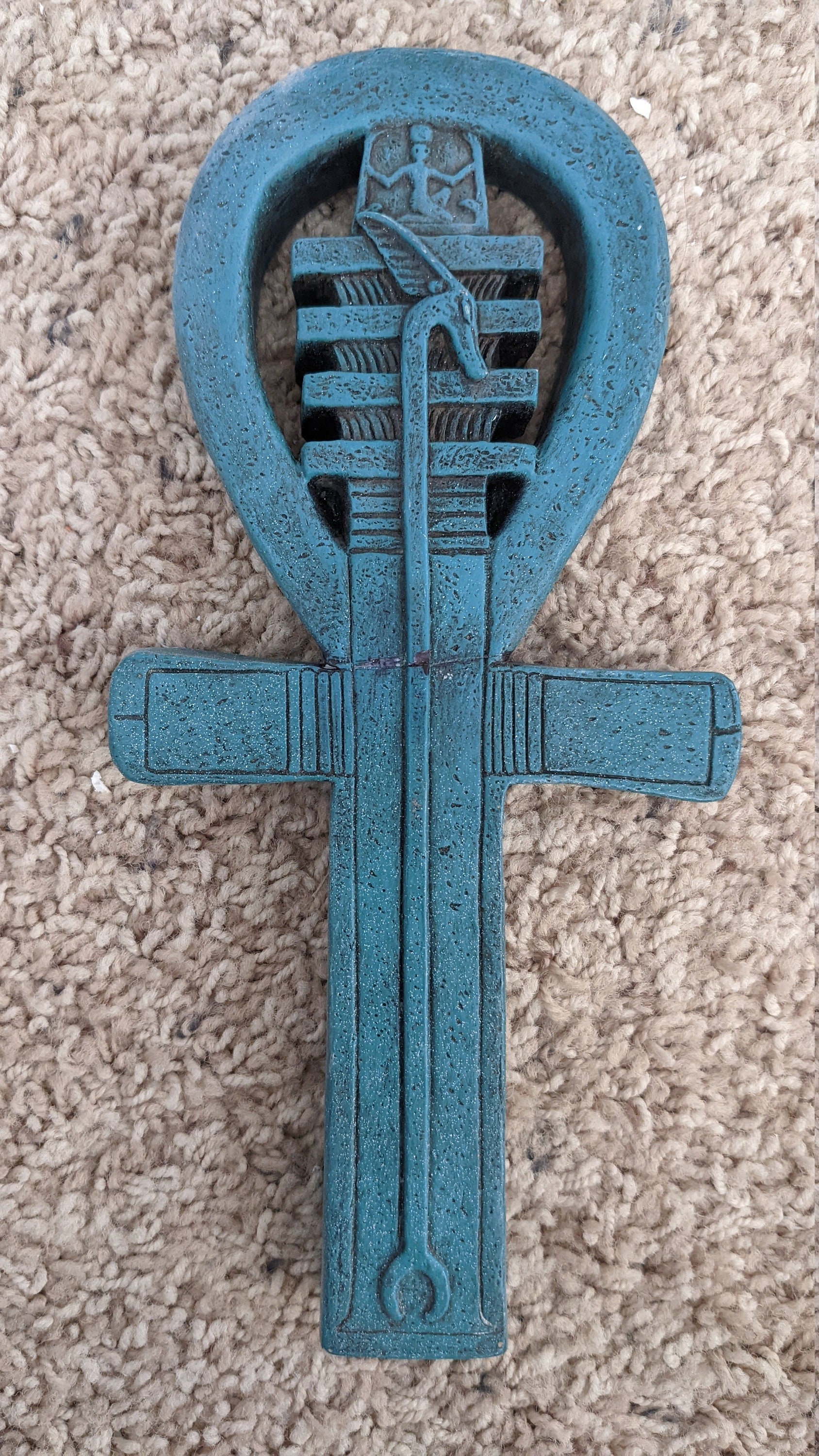 Egyptian Ankh King Tut Tomb Artifact Sculpture Statue 9 | Etsy