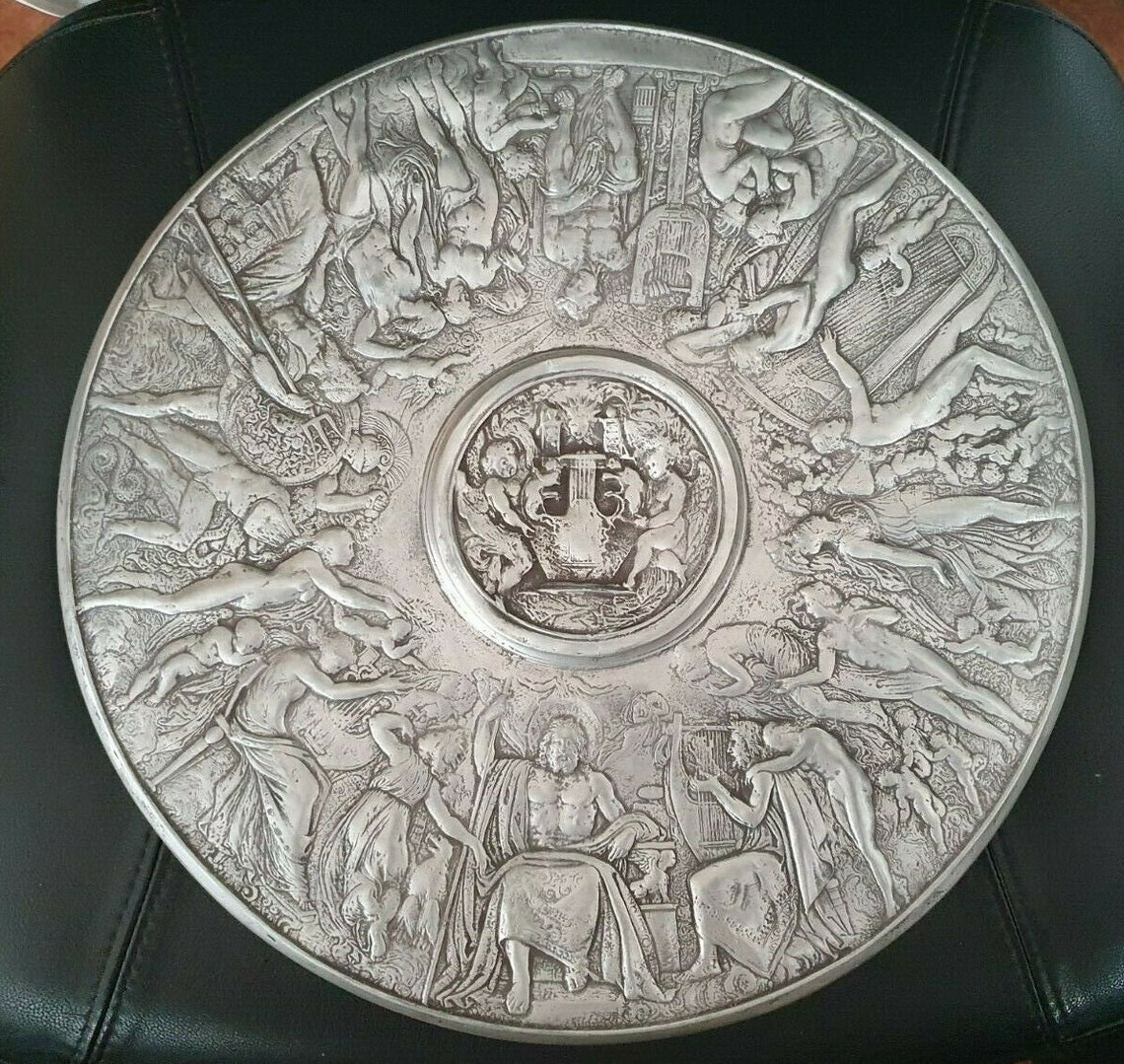 Roman Greek Royal Disc Plate Shield 13 Sculpture Statue - Etsy
