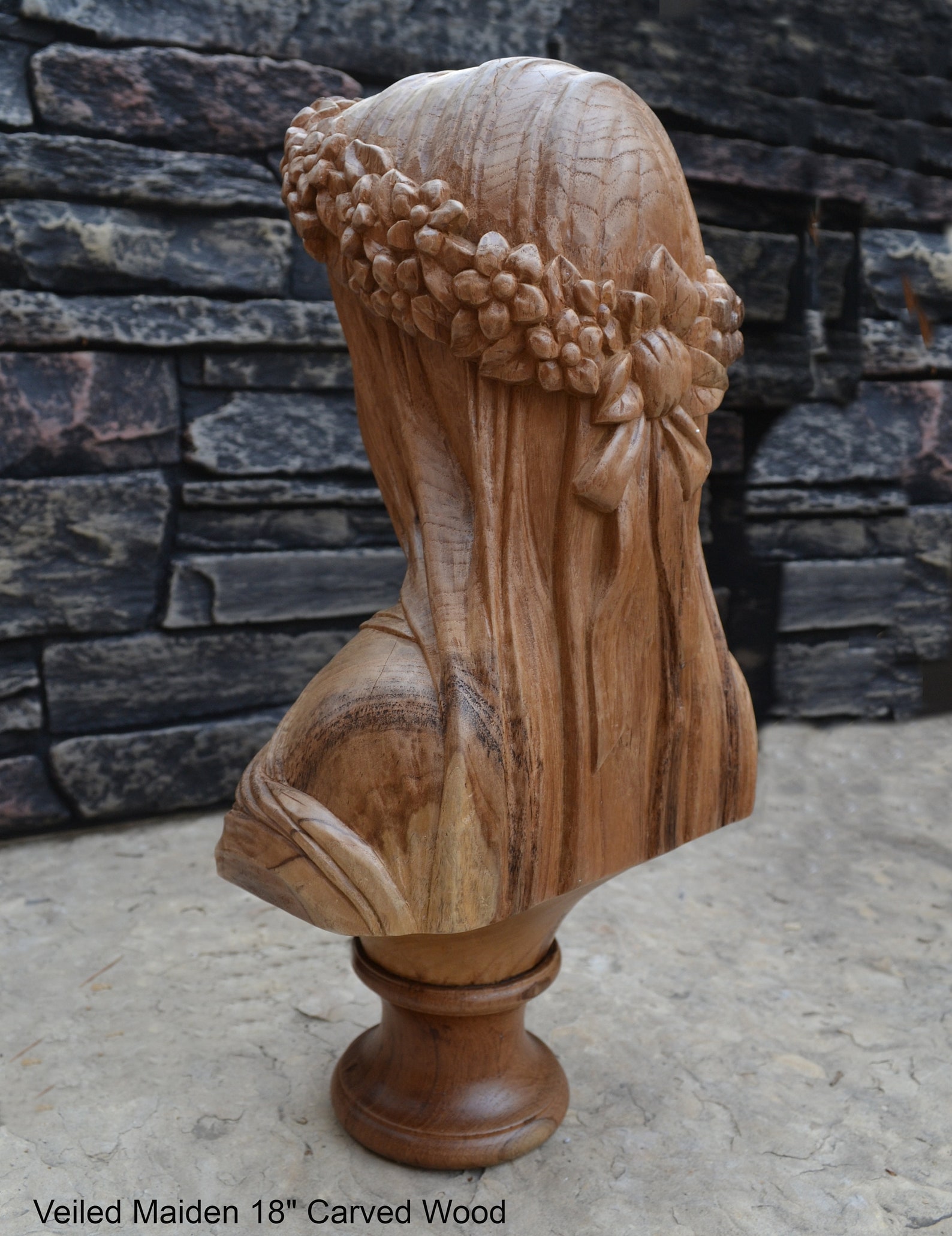 Veiled Bride Maiden Statue Sculpture Bust Inspired by Artist Raphael ...