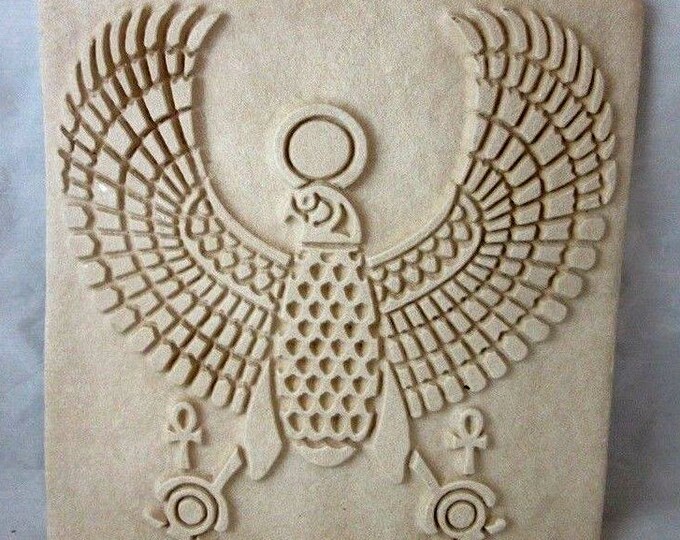 Egyptian Horus Sculptural Wall Relief Plaque 7"-l12 - Etsy