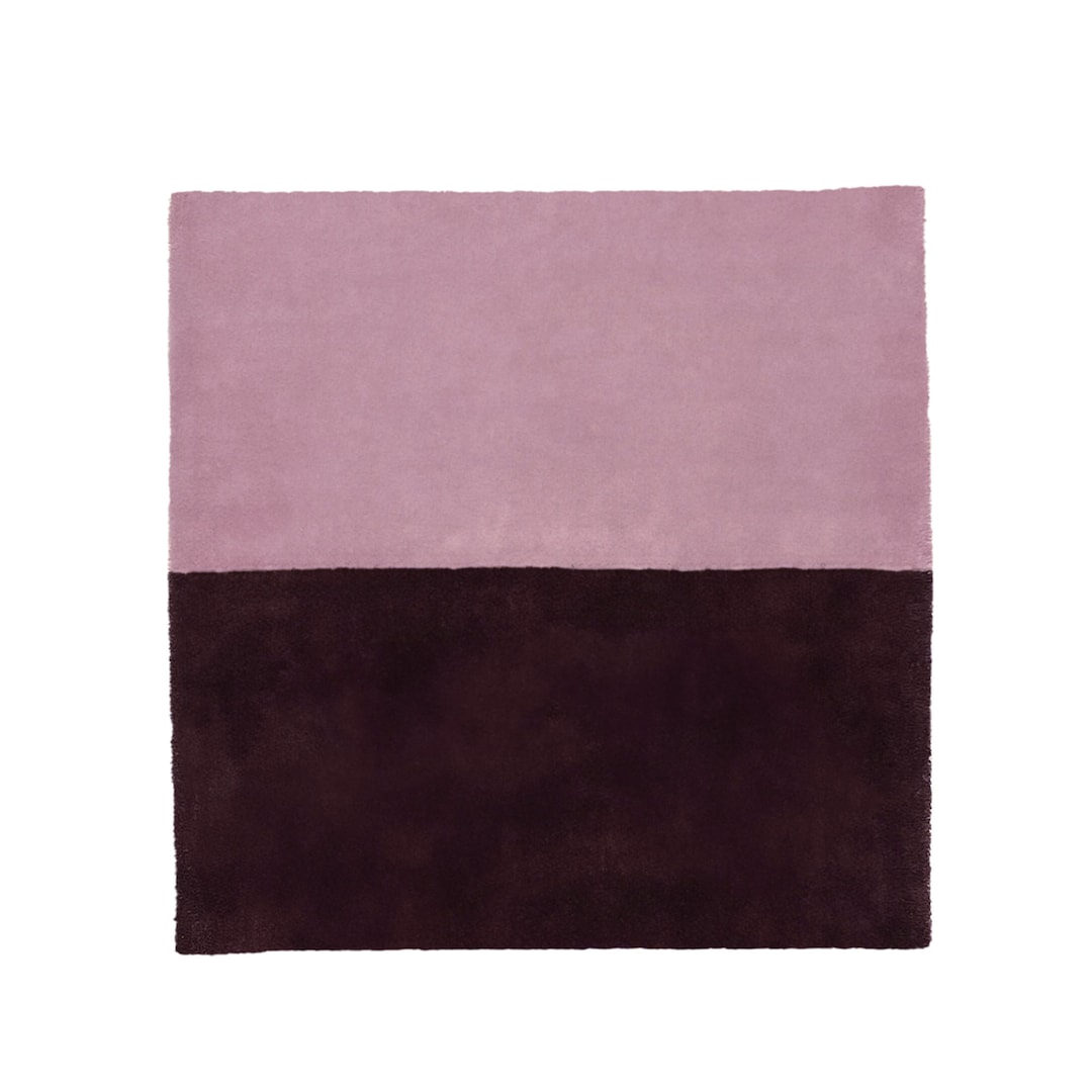 Modern Color Block Square Tufted Rug by JUBI – New Zealand Wool - Etsy