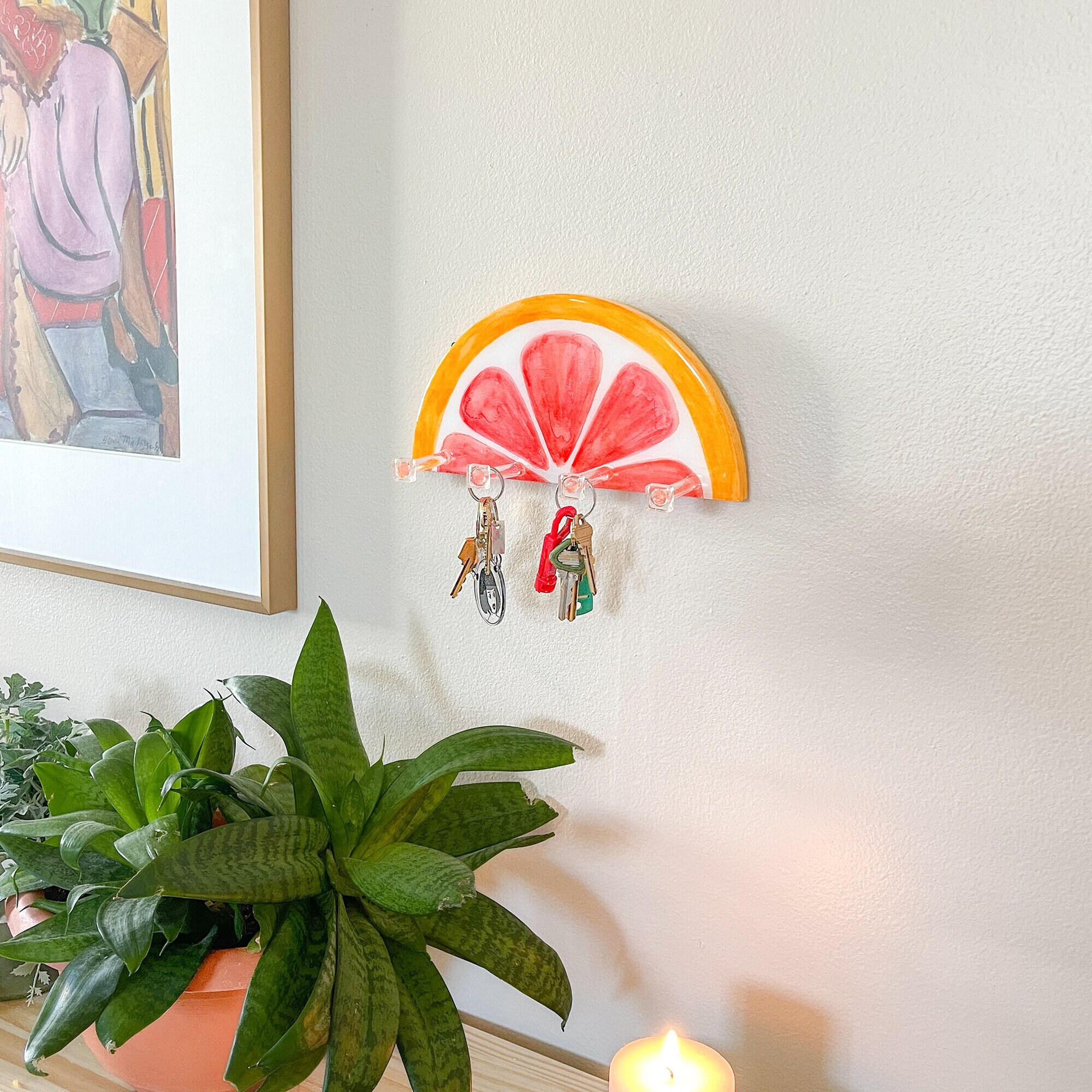 Handmade Blood Orange Slice Key Holder sold by Shannen Tiller | SKU ...
