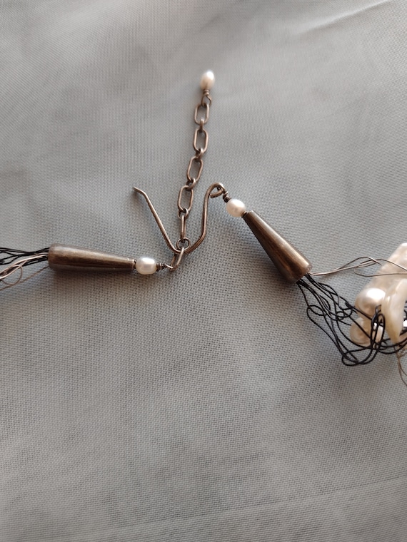 Chaos Theory: Pearl Storm Modernist Hand Made Silver … - Gem