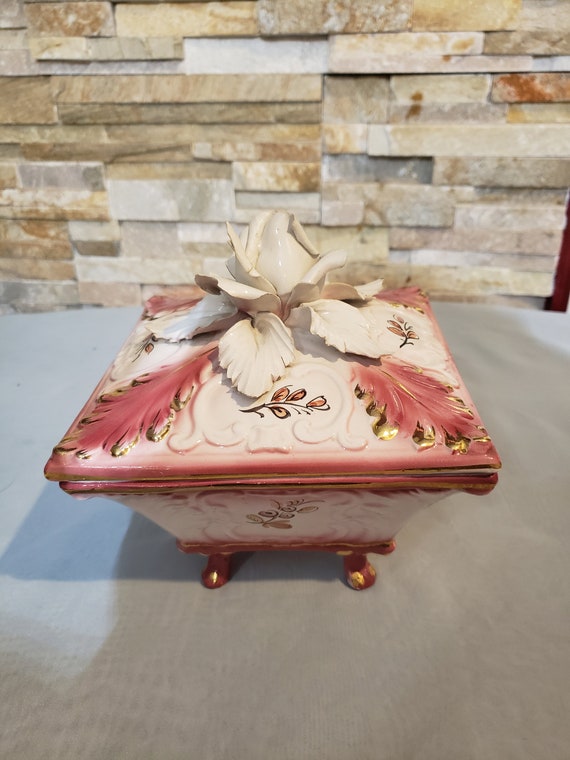 Bassano Capodimonte Italy Trinket Box Soup Tureen Hand Painted | Etsy