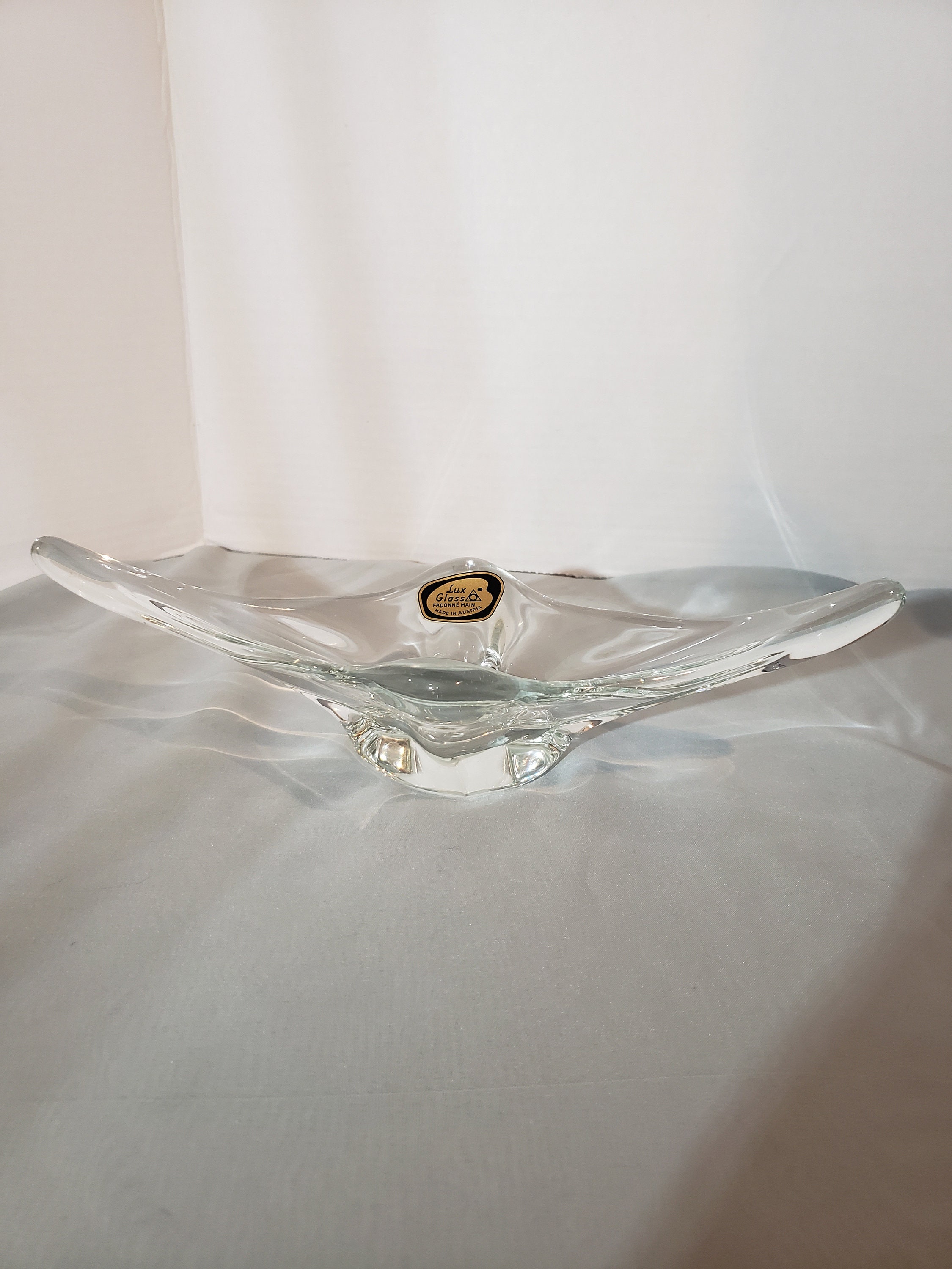Lux Glass Faconne Main Made In Austria Rare And Lucky Etsy