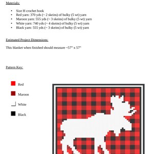 Moose C2C, Bear C2C, and Tree C2C Plaid Blanket Pattern Bundle - Etsy