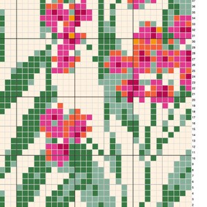 Wildflowers C2C Crochet or Cross Stitch Pattern, Boho C2C Crochet and ...
