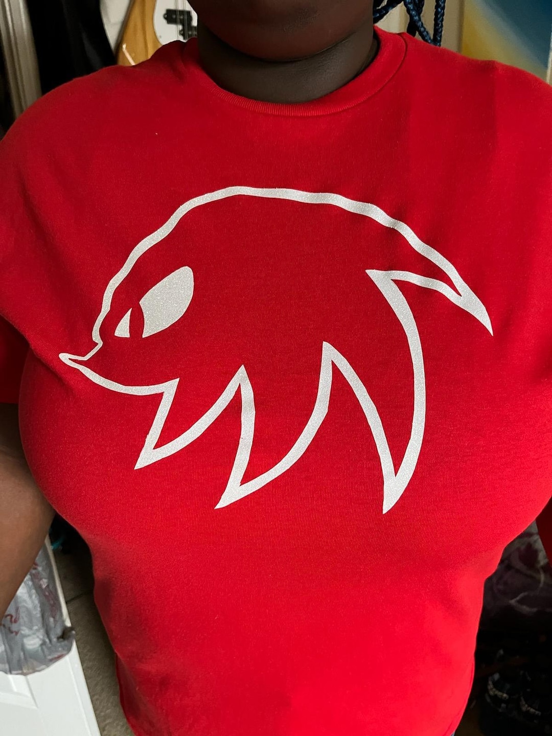 Knuckles the Echidna T-shirt - Etsy