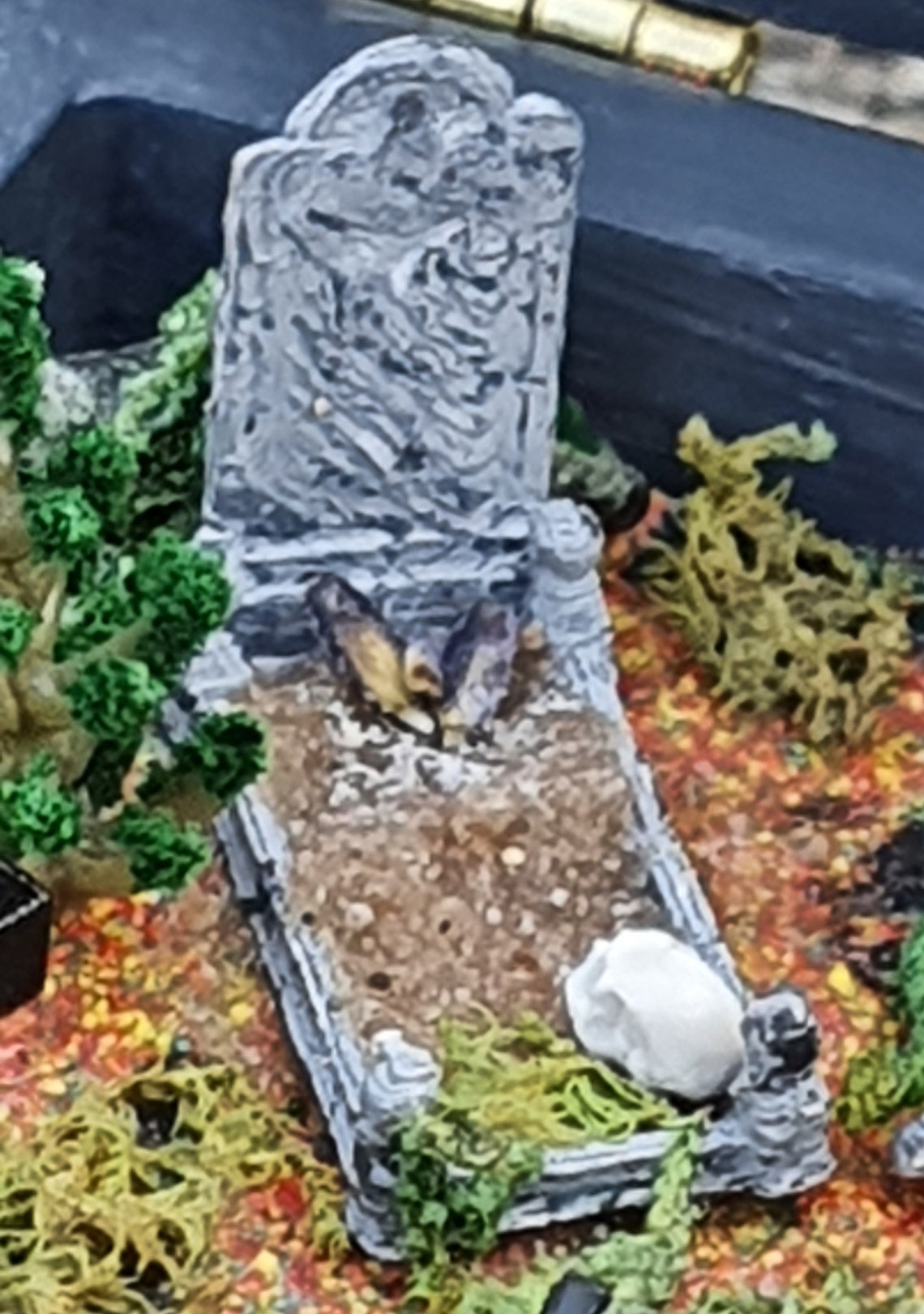 Graveyard Diorama Scene Cemetery Miniature Gothic Oddities - Etsy