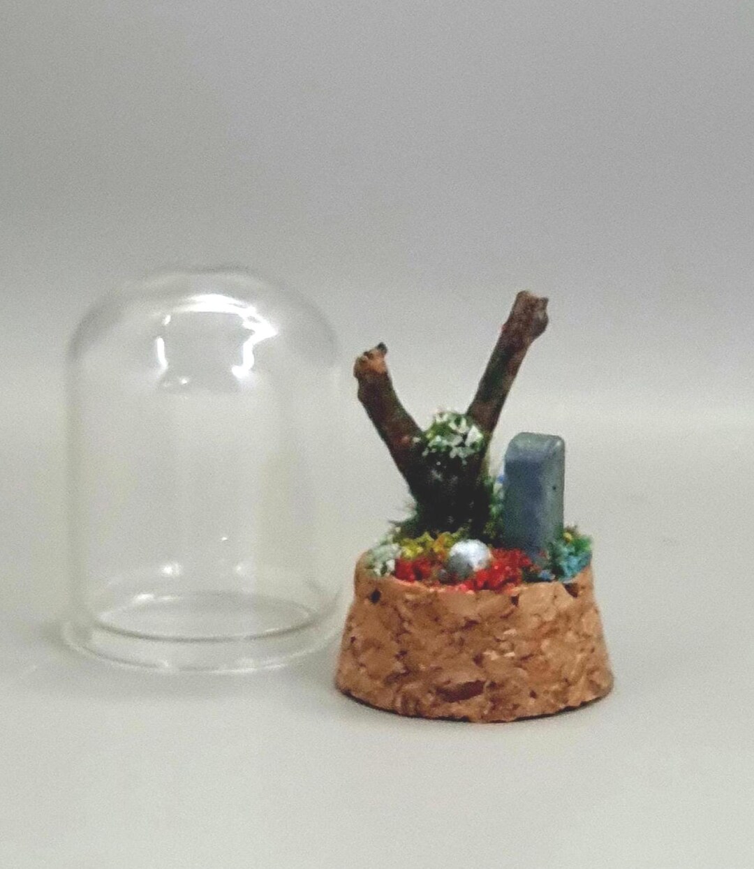 Teeny Tiny Graveyard Diorama, Gothic Dome, Dark Academia Oddity Decor ...