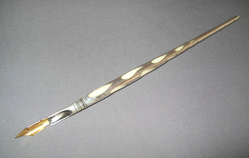 Gorham Sterling Silver Overlay Victorian Dip Pen - Etsy