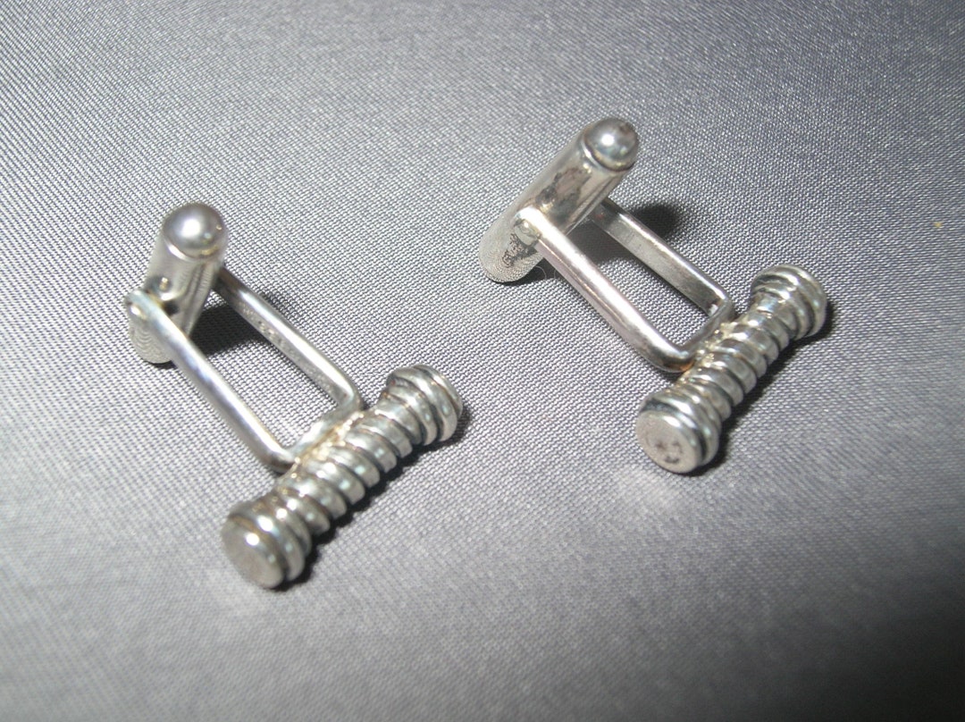 Vintage Sterling Silver Art Deco / Modernist 925 Cufflinks ~ Signed ...