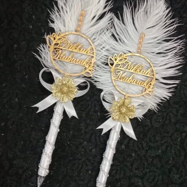 Nikkah Pen - Etsy UK