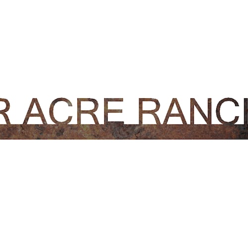 Personalized Ranch Name Entrance Sign Custom Metal Farm - Etsy