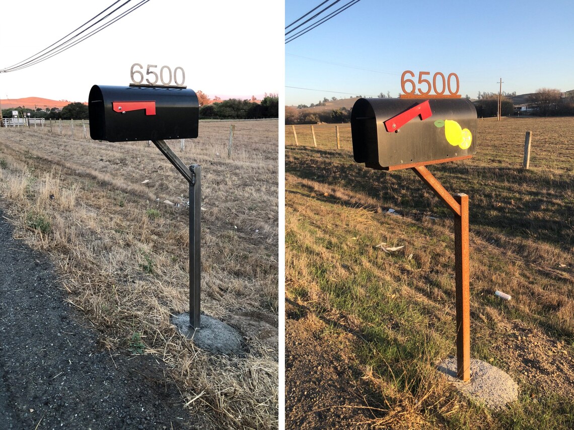 Mailbox Address Topper Personalized Address Sign Rustic | Etsy