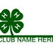 Personalized 4H Sign Custom 4H Club 4H Sign With Your Name - Etsy
