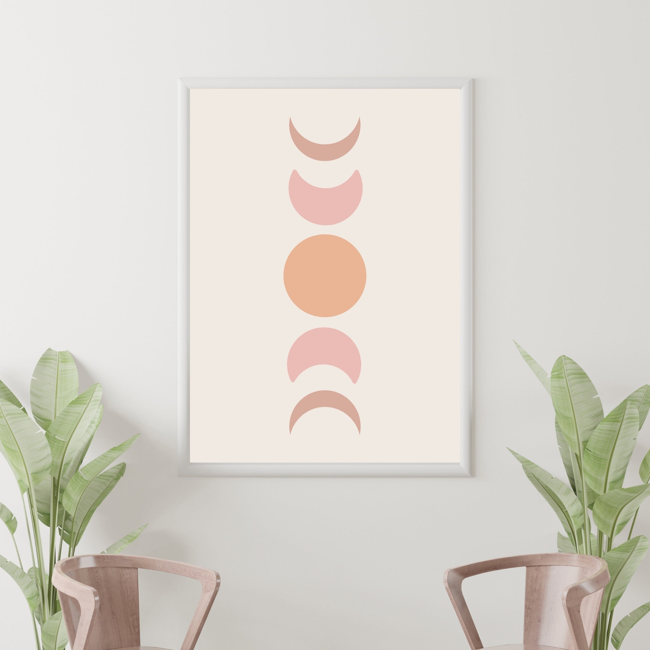Set of 4 Minimal Boho Prints Modern Gallery Wall Decor - Etsy