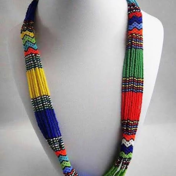 Maasai Necklace Jewelry - Etsy