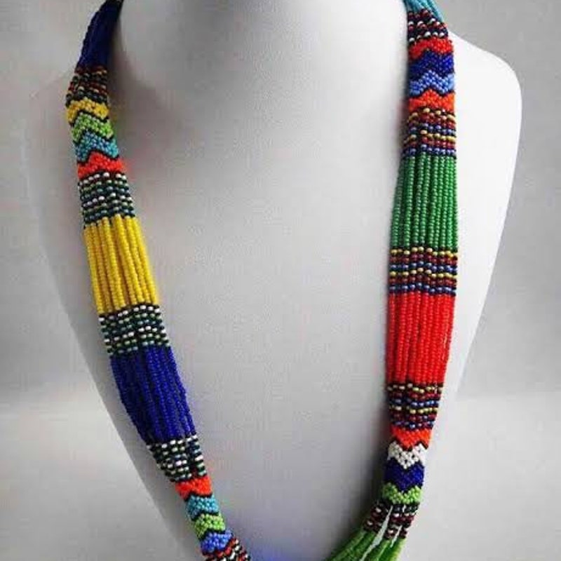African Necklace - Etsy