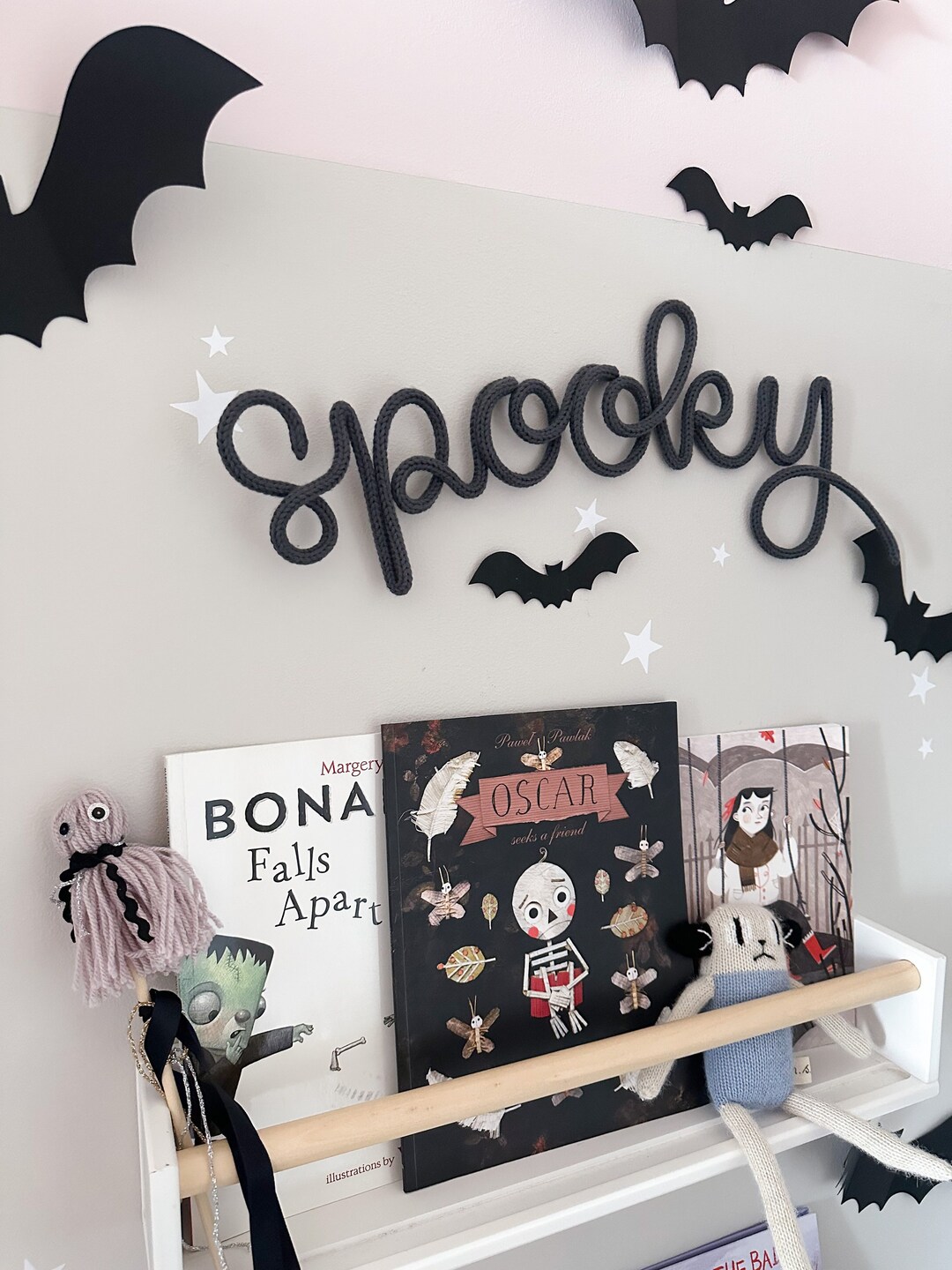 Spooky - Modern Plastic Free Halloween Party Decor Photo Prop - Knitted ...