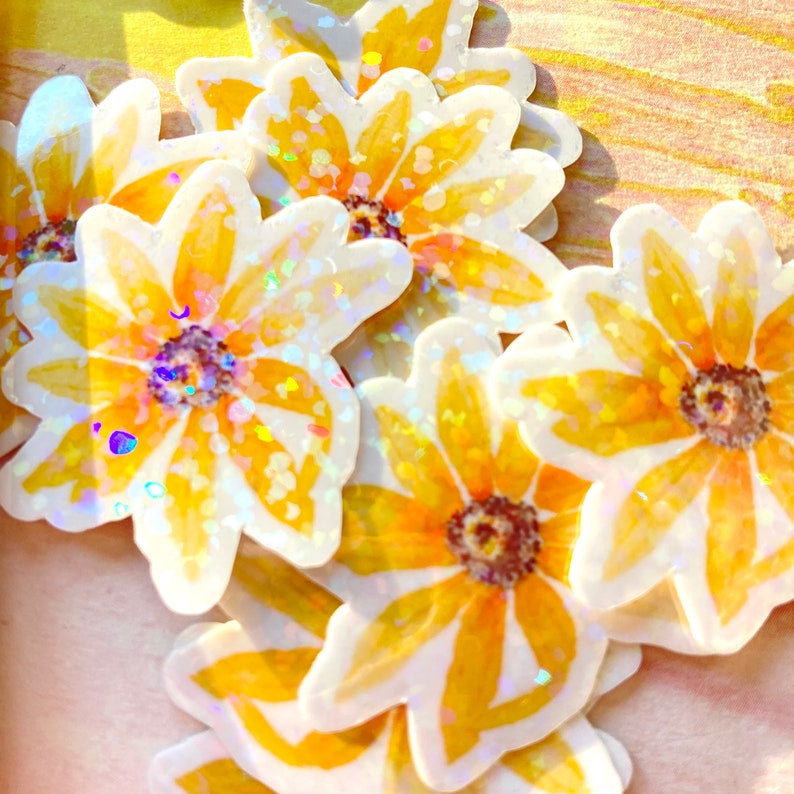 Mini Black Eyed Susan Sticker for Hydroflask or Water Bottle - Etsy